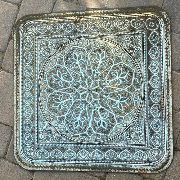 Vintage | Wall Decor | Vintage Large Metal Tin Wall Decor Medallion ...